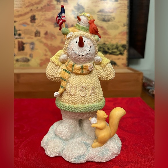 Russ | Holiday | Russ Ice Sculptures Snow Proud To Be American Figurine ...